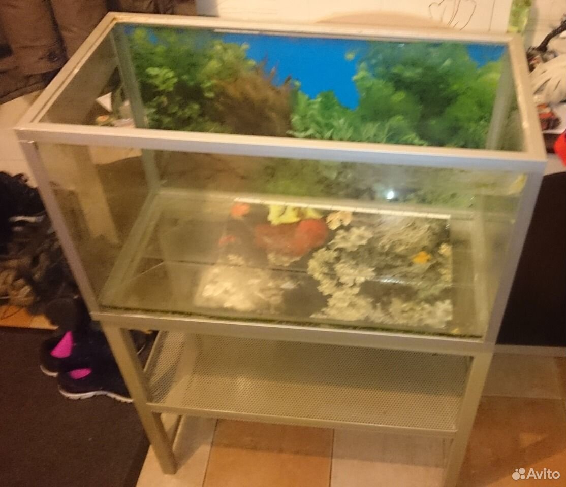 Аквариум 100 литров (+ стойка) из Финляндии