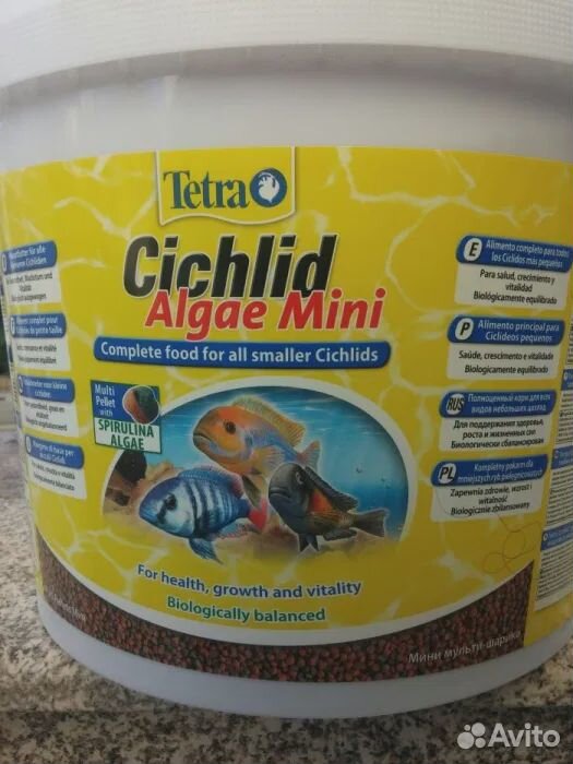 Tetra cichlid algae mini корм для цихлид