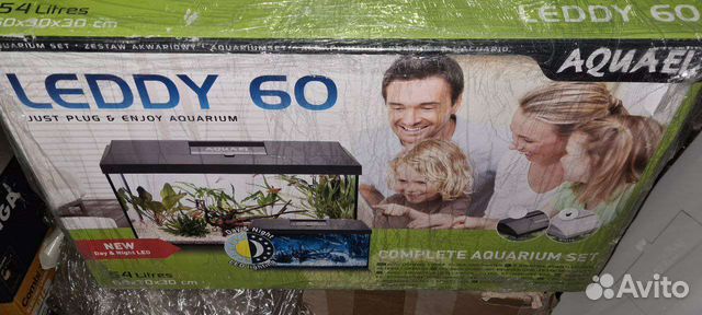 Аквариум aquael leddy SET DAY & night 60 прямой, б