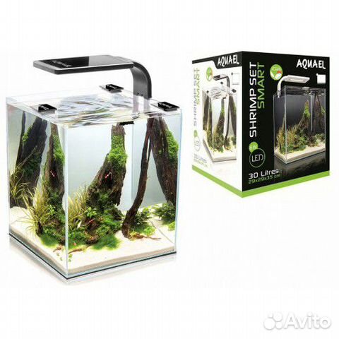 Креветкариум aquael smart plant ll 30 (белый)